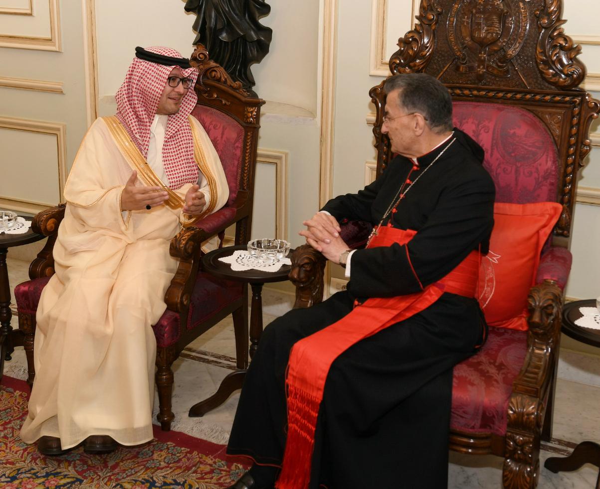 البطريرك الراعي يلتقي في هذه الاثناء البخاري